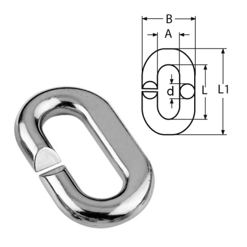 Chain Connecting Link | Stainless Steel | Steelgear