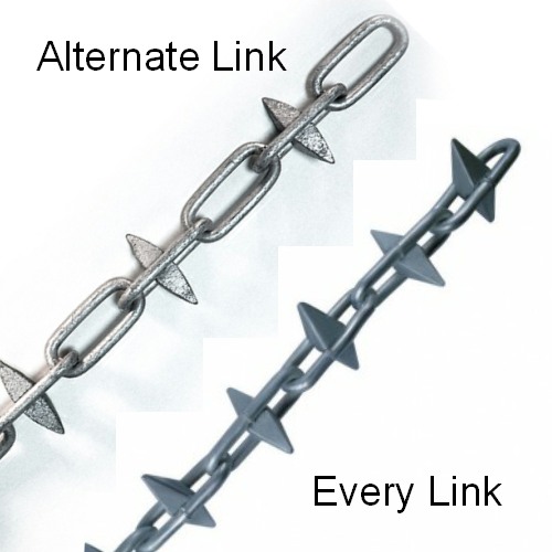 Galvanised Spiked Chain | Steel Chain | Steelgear