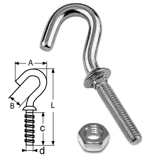 Thread Hook Dimensions at Porter Loyd blog