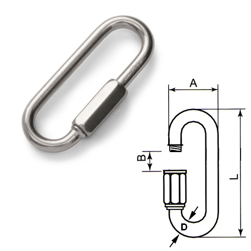 Quick Link (Large Opening) | stainless steel | steelgear