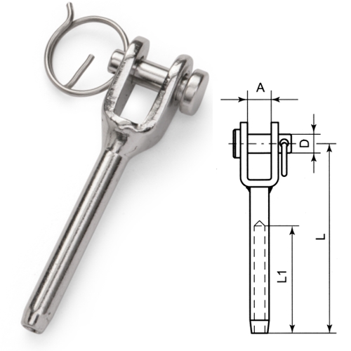 Mini Fork Terminal | stainless steel | steelgear