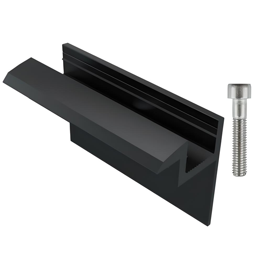 Solar | end clamp | Black | steelgear